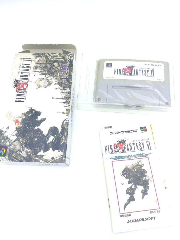 Super Famicom SFC SNES FINAL FANTASY 6 Ⅵ Japan shvc-f6 - Boutique ...
