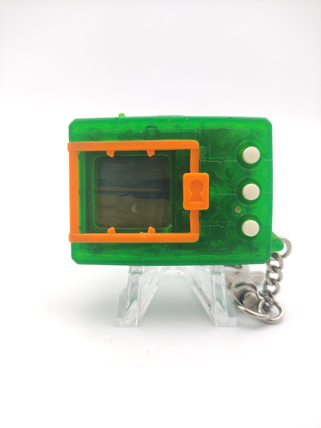 Digimon Digivice Digital Monster Ver 5 Clear green w/ orange Bandai ...